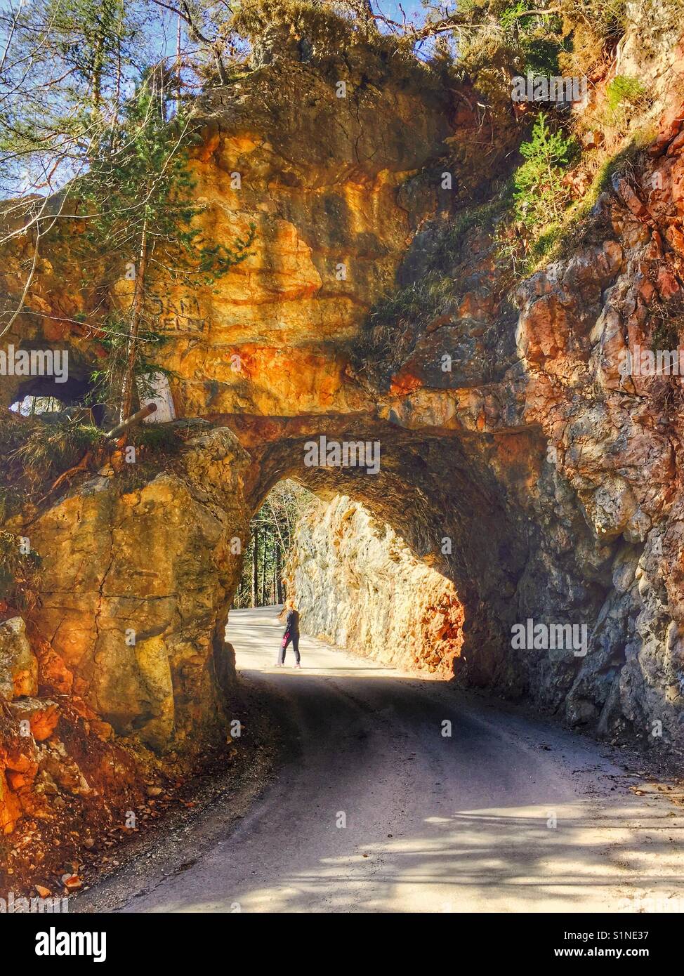 Hike tunnel hi-res stock photography and images - Alamy