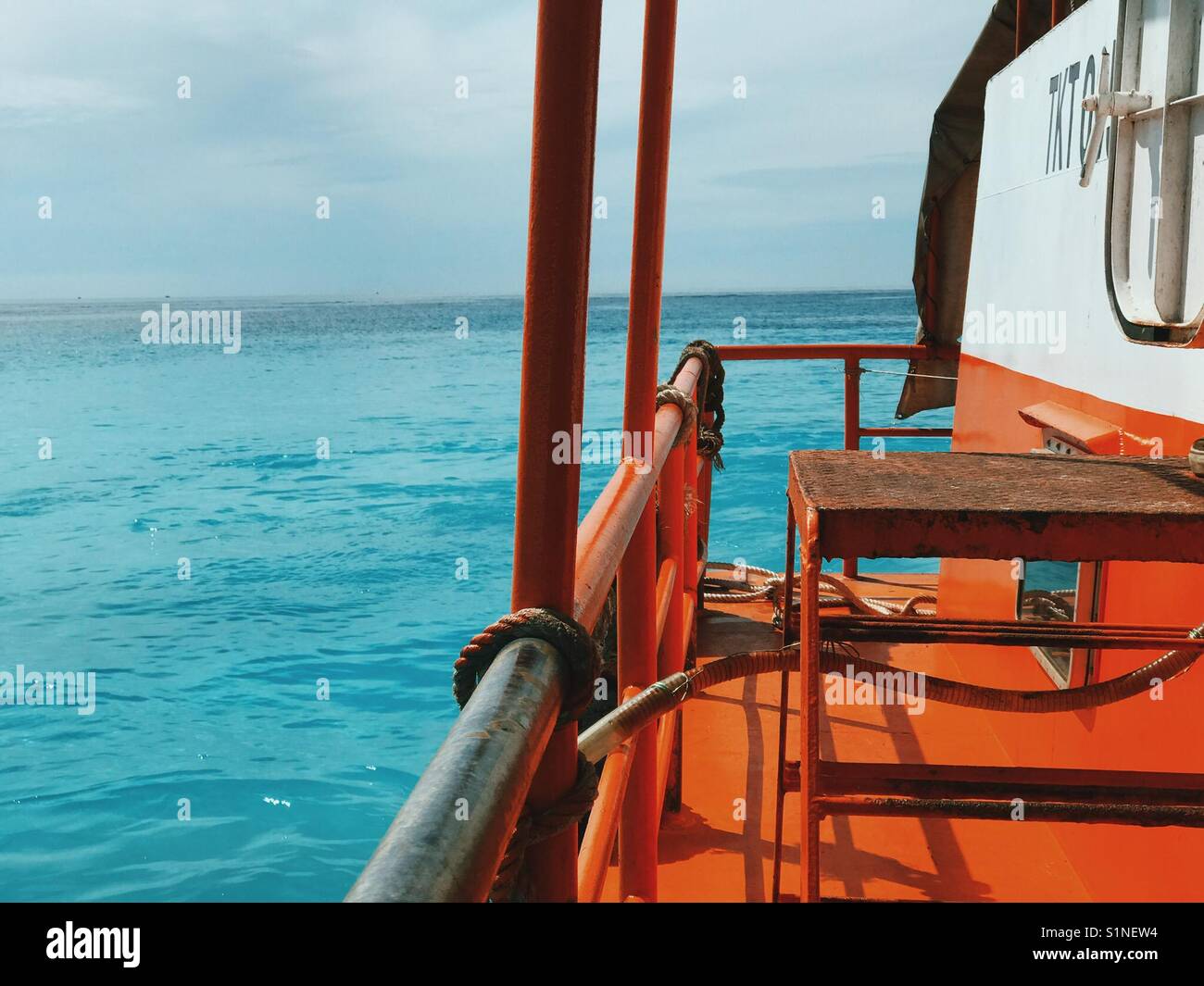 Orange boat hi-res stock photography and images - Alamy