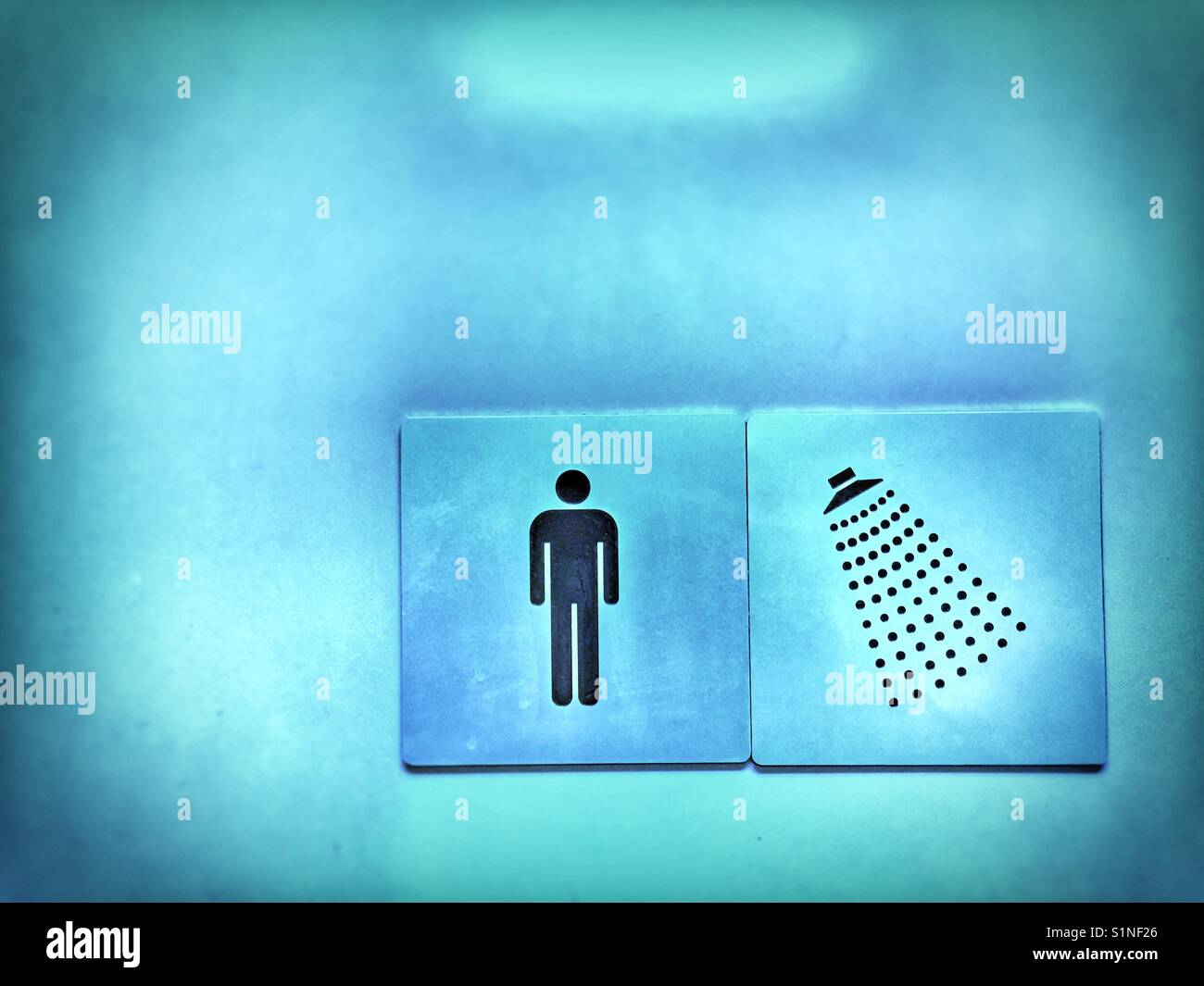 Shower men hi-res stock photography and images - Alamy