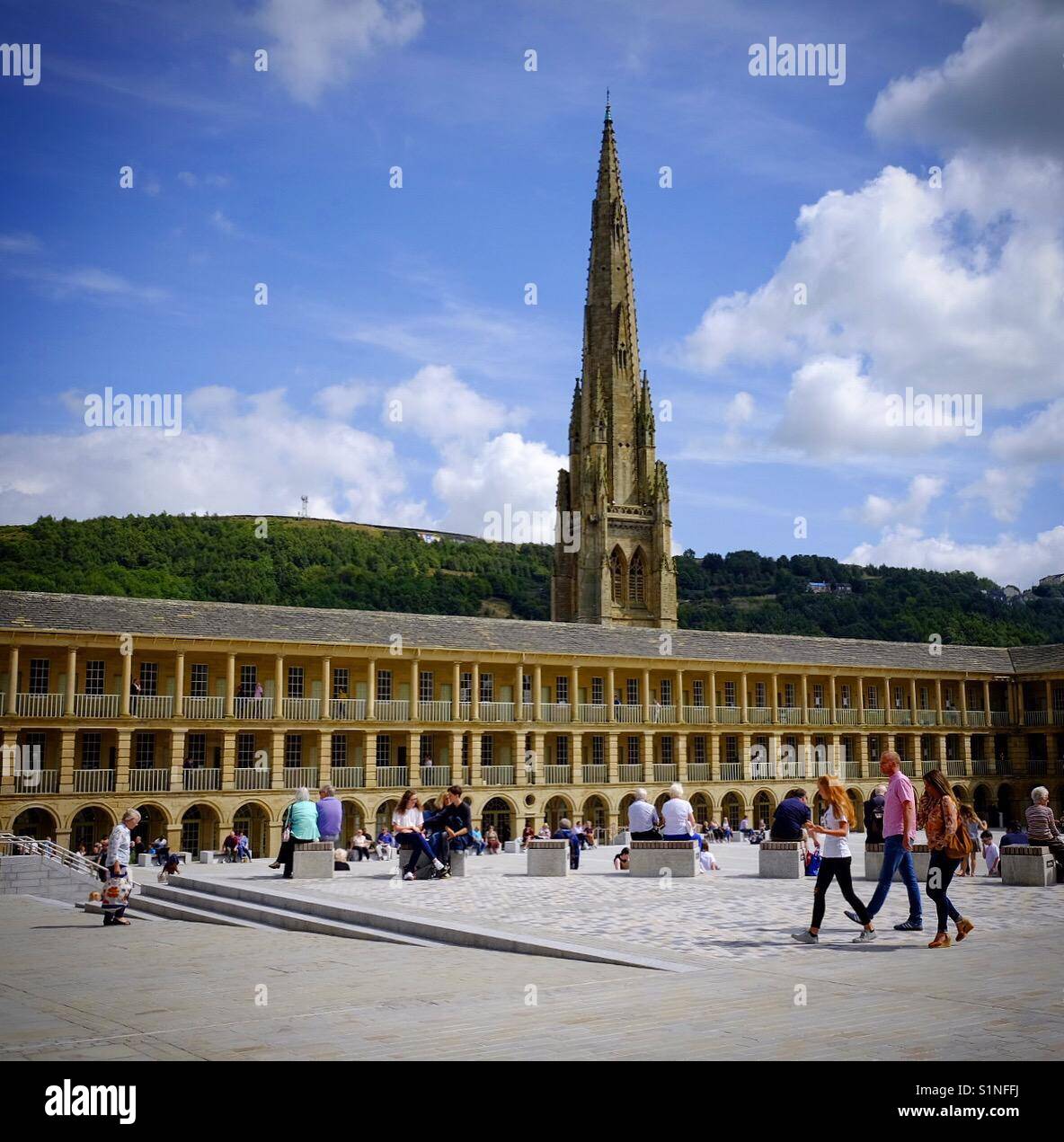 The Piece Hall, Halifax, West Yorkshire Stock Photo - Alamy