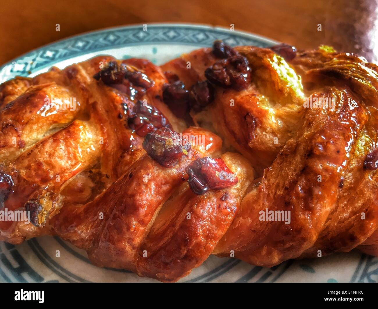 Pecan nuts and maple syrup pastry Stock Photo - Alamy