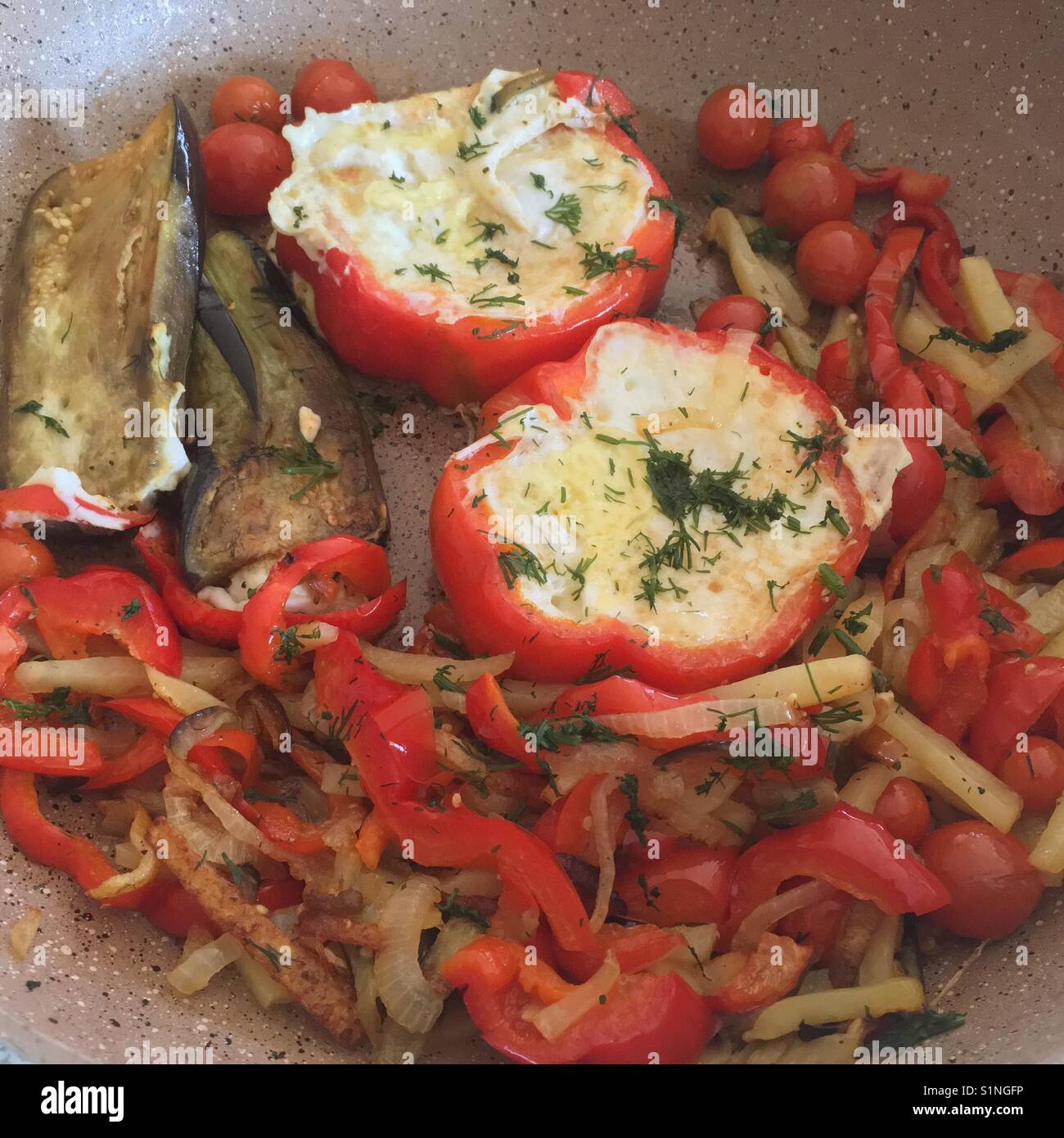 Brinjal and potato hi-res stock photography and images - Alamy