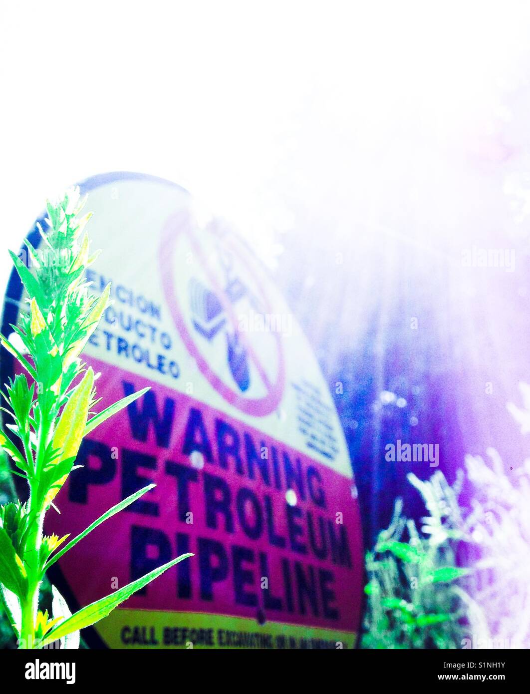 Pipeline, no digging Stock Photo - Alamy