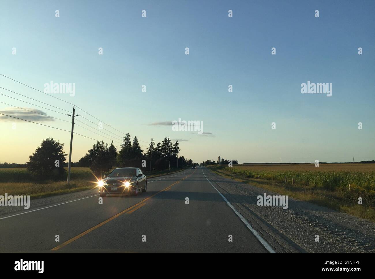 Drive in the country Stock Photo - Alamy