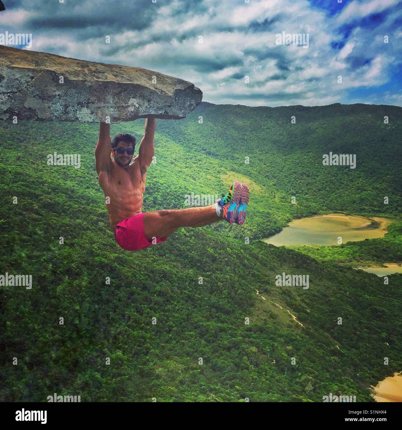 Hanging By The Edge High Resolution Stock Photography and Images - Alamy