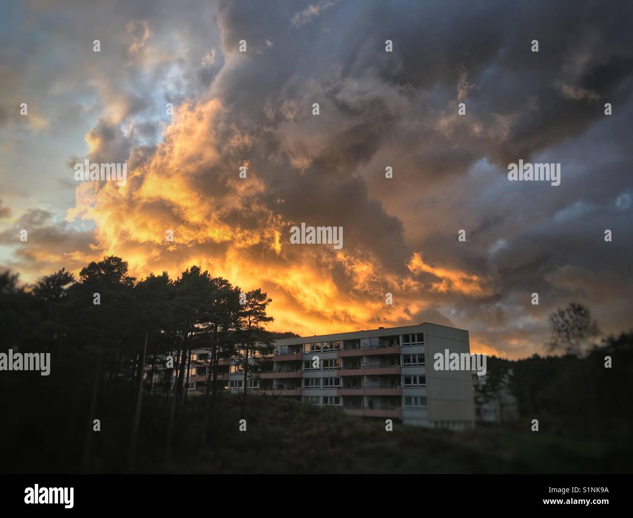 The burning clouds hi-res stock photography and images - Alamy