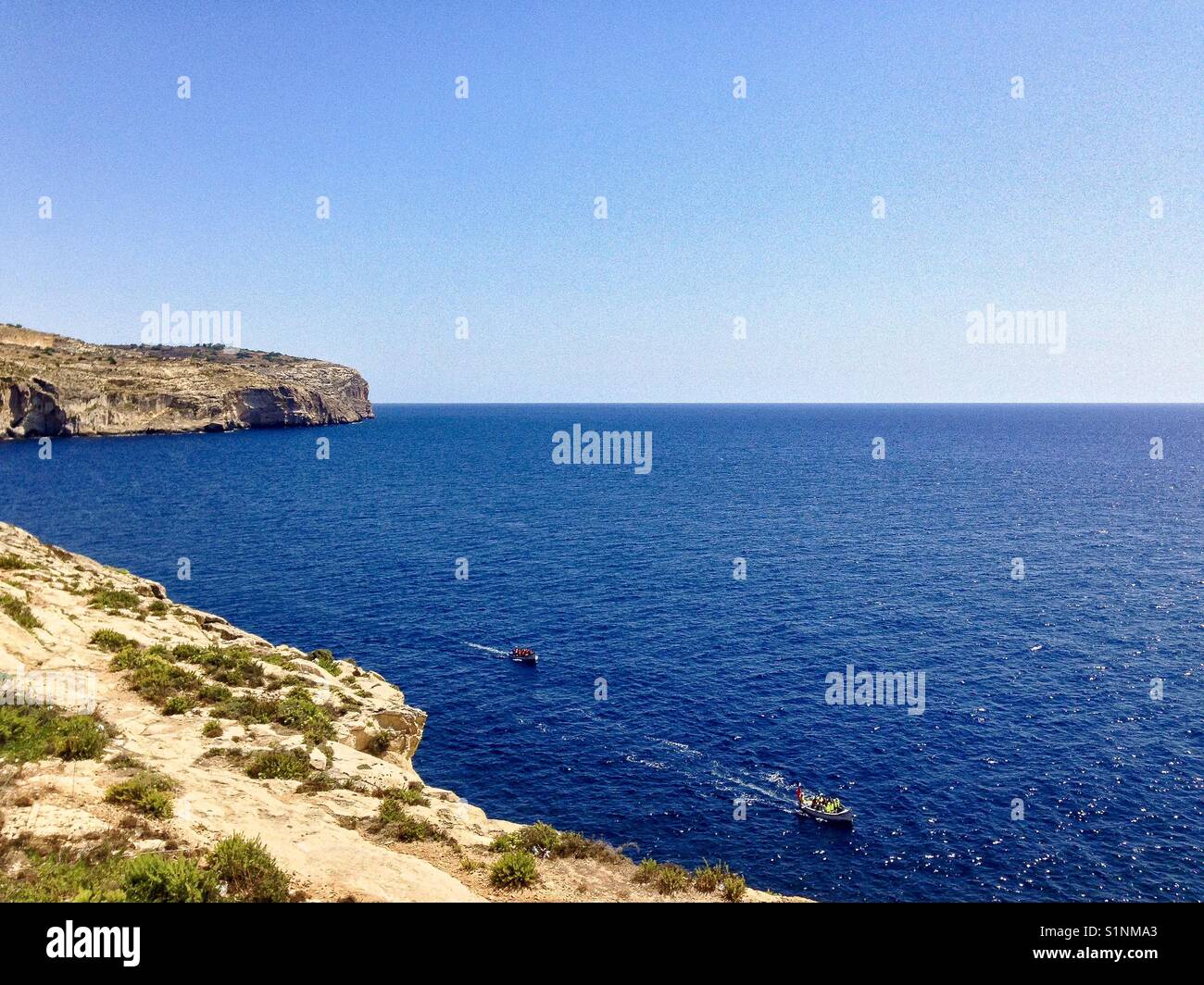 Blue grotto sea caves malta hi-res stock photography and images - Alamy