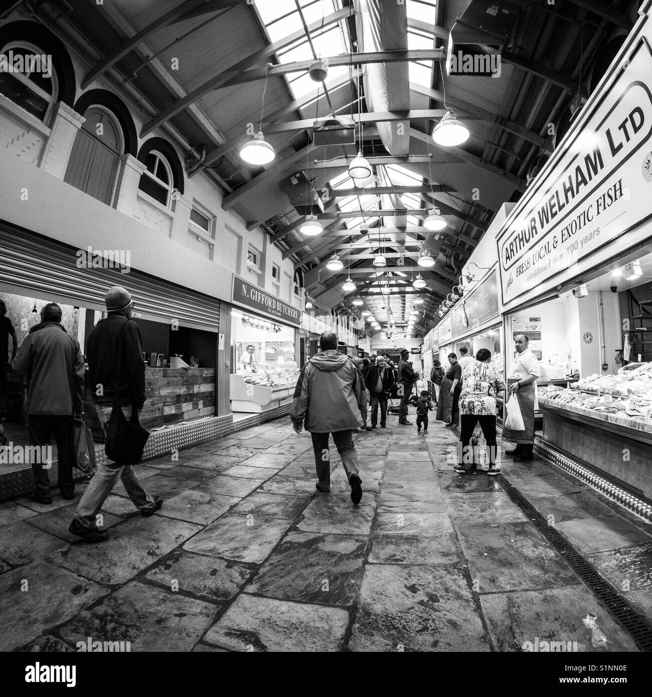 Leeds fish market hi-res stock photography and images - Alamy