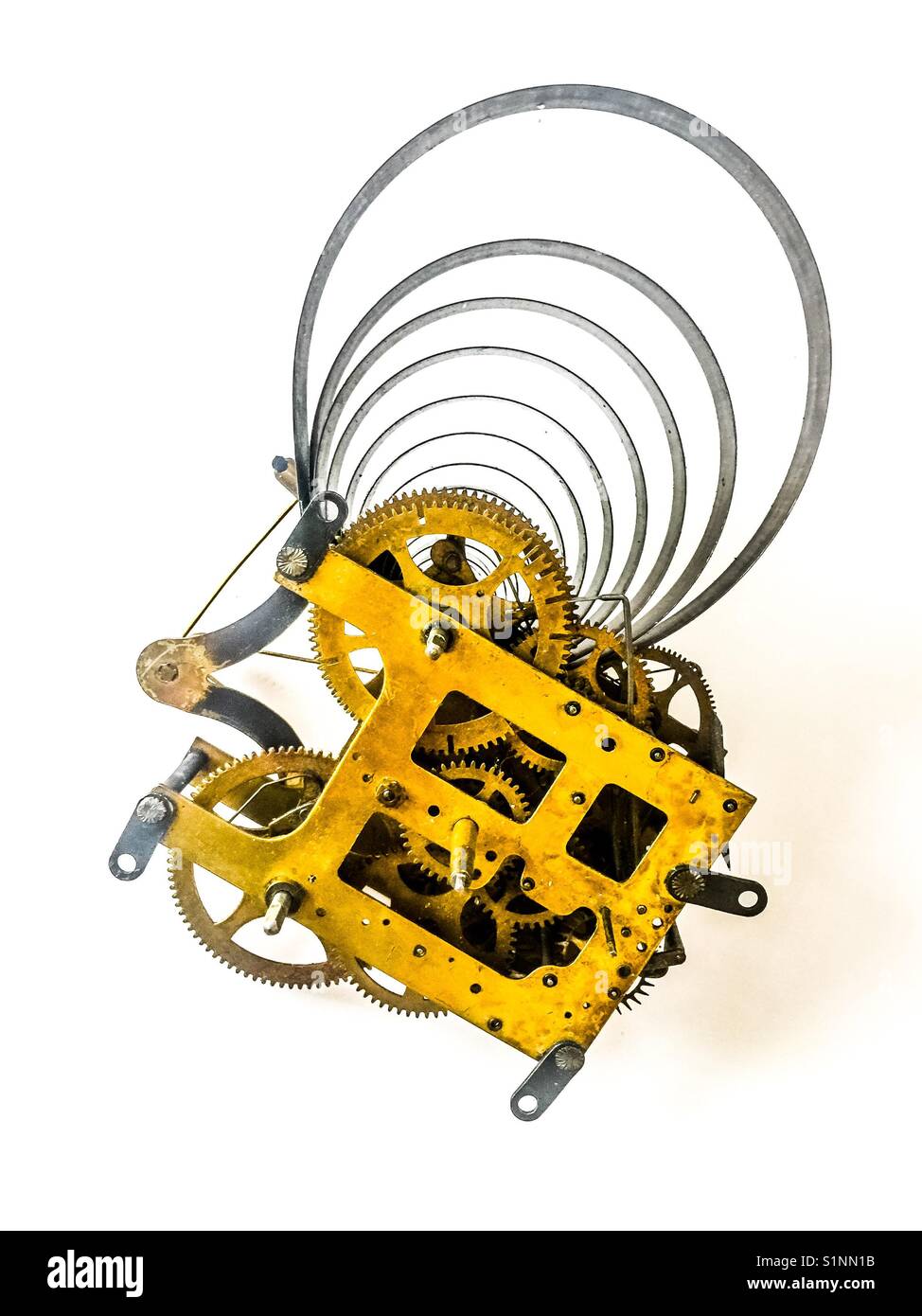 Clock with gears hi-res stock photography and images - Alamy