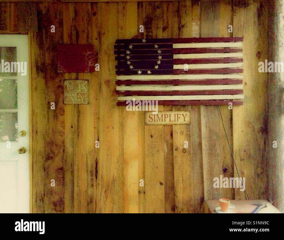 The simple life- God, family, and country Stock Photo - Alamy