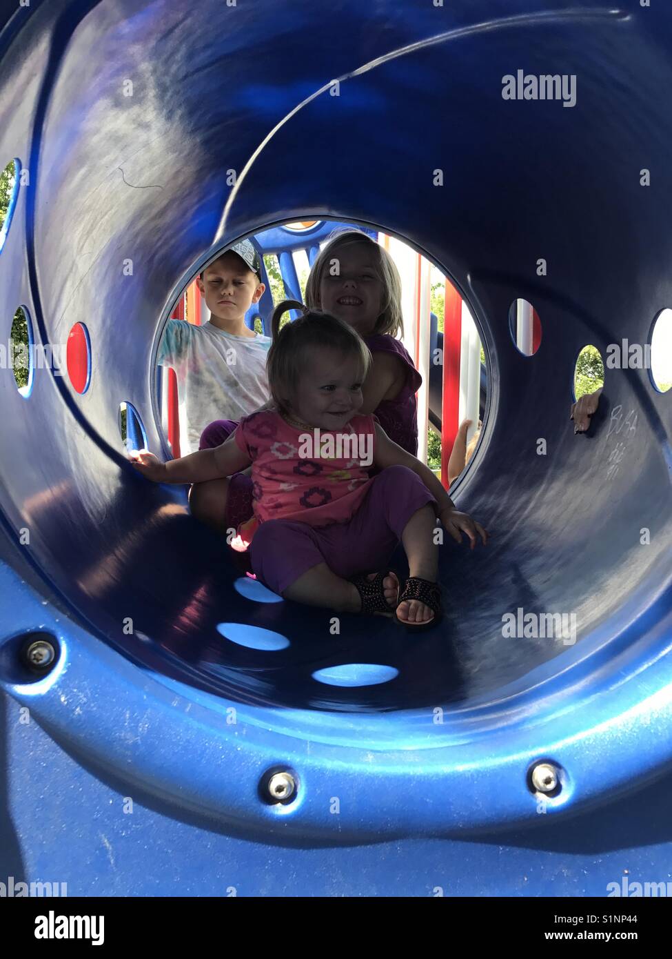 Tunnel playground hi-res stock photography and images - Alamy