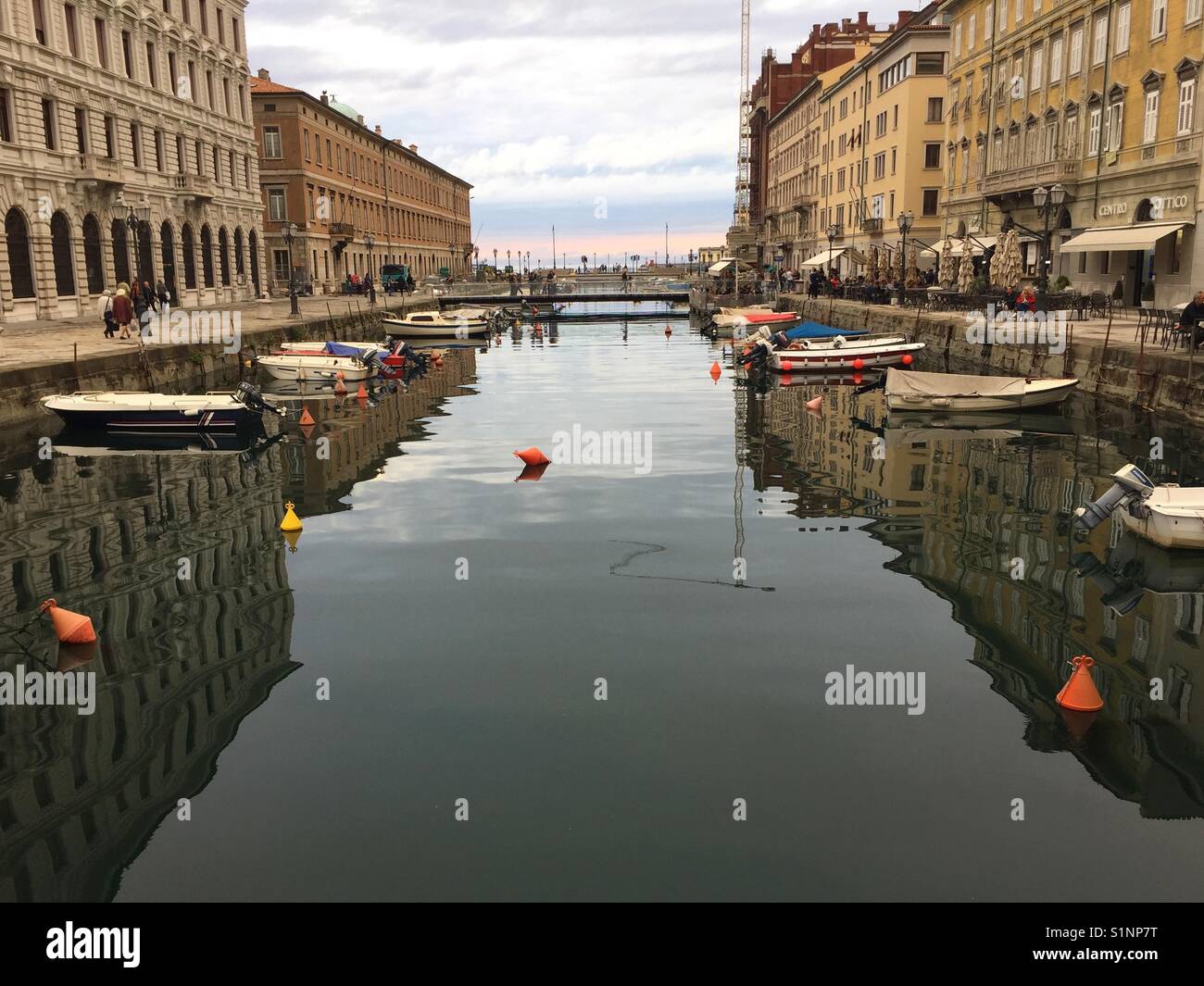 Trieste sunset canal grande hi-res stock photography and images - Alamy
