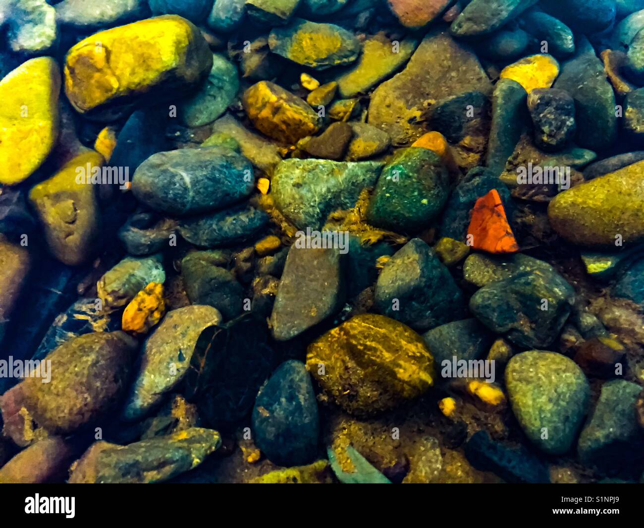 Grey river stones hi-res stock photography and images - Alamy