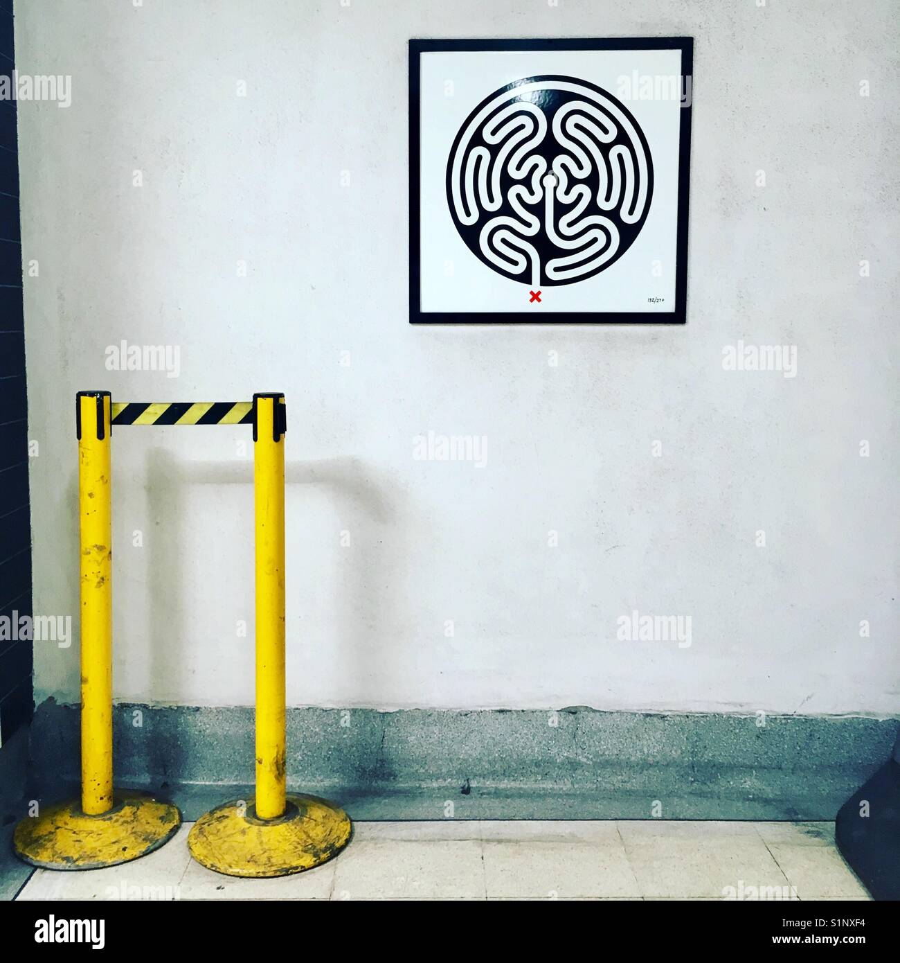 London tube station art fire hydrant Stock Photo - Alamy