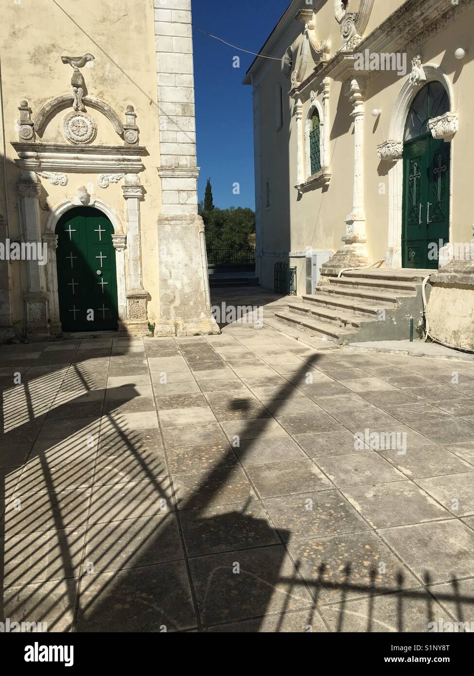 Orthodox Church of Theotokos Koimisis in Kaligata on Kefalonia in ...
