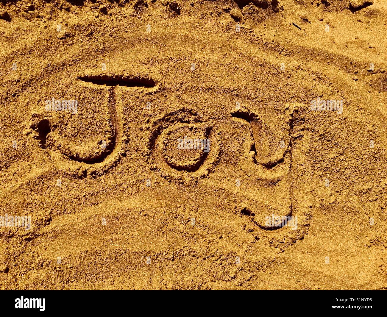 Joy letters hi-res stock photography and images - Alamy