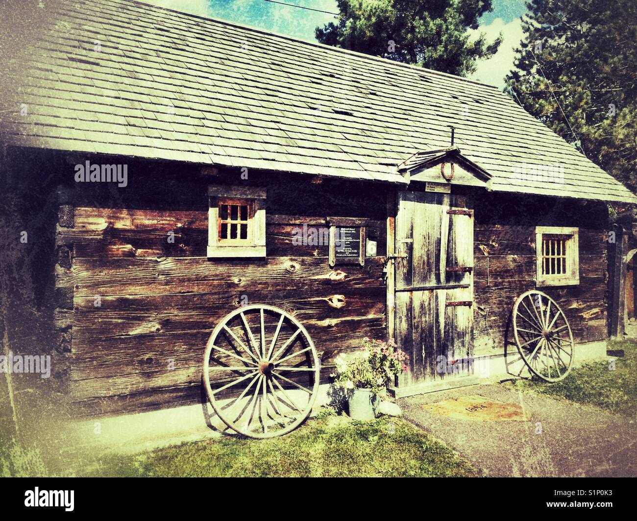 Pioneer homestead hi-res stock photography and images - Alamy