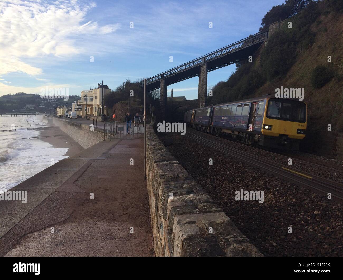 Seaside train hi-res stock photography and images - Alamy