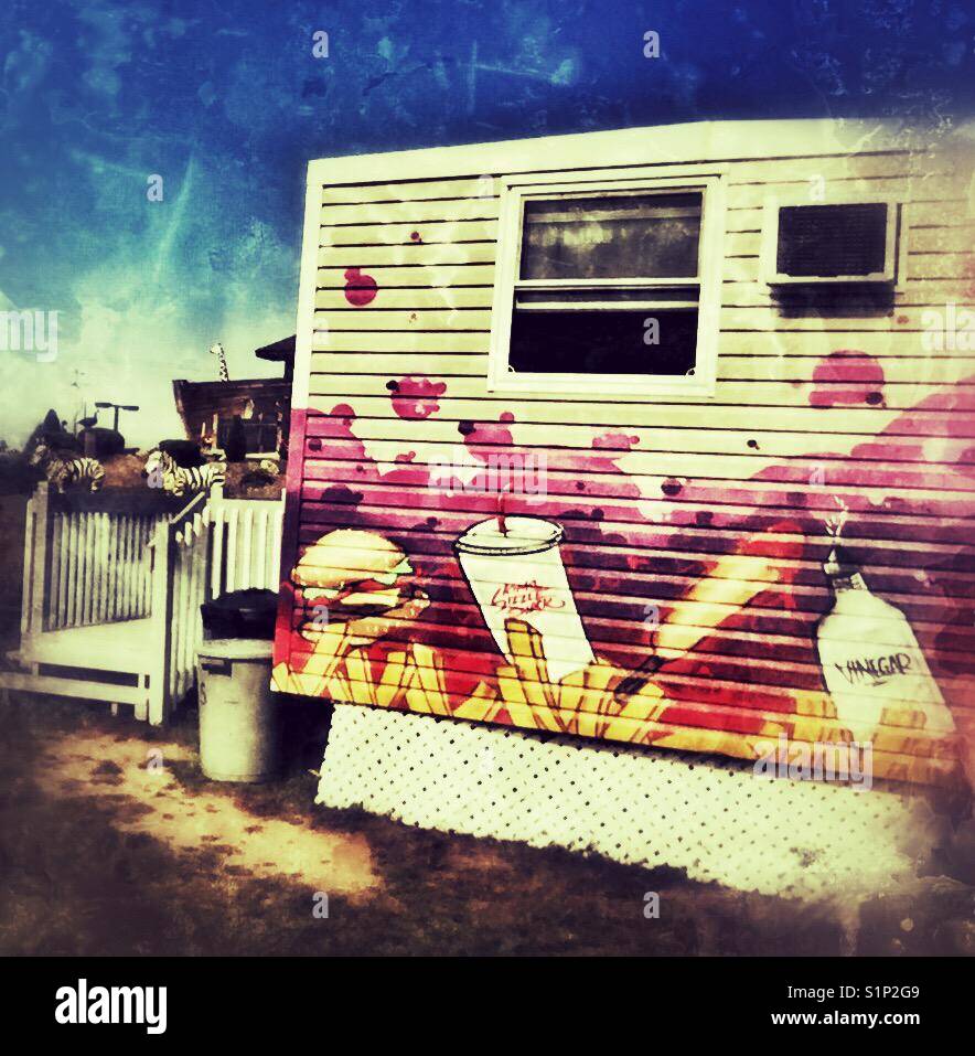 French fries stand hi-res stock photography and images - Alamy