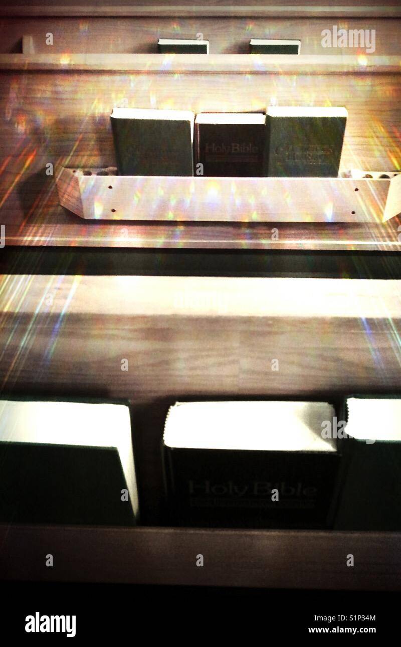 Church benches hi-res stock photography and images - Alamy