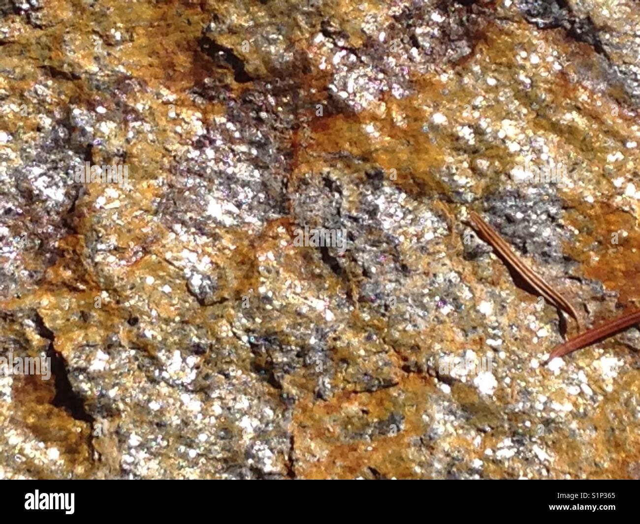 Silver and rust colored stone. A perfect abstract background Stock ...