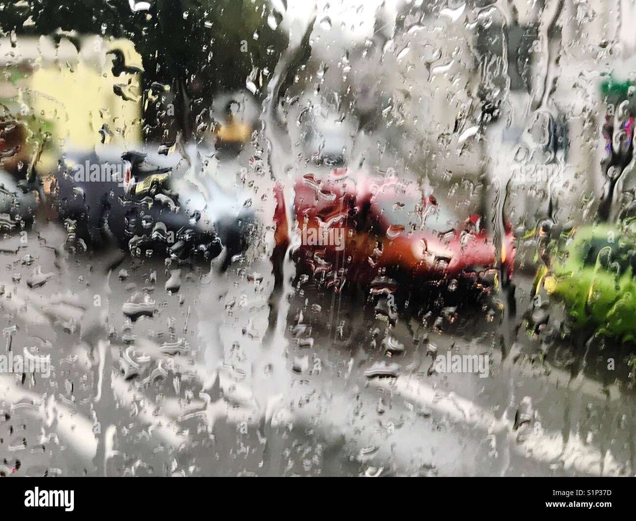 London bus window hi-res stock photography and images - Alamy