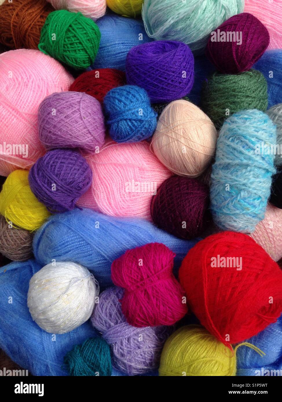 Colourful ball of yarn hi-res stock photography and images - Alamy