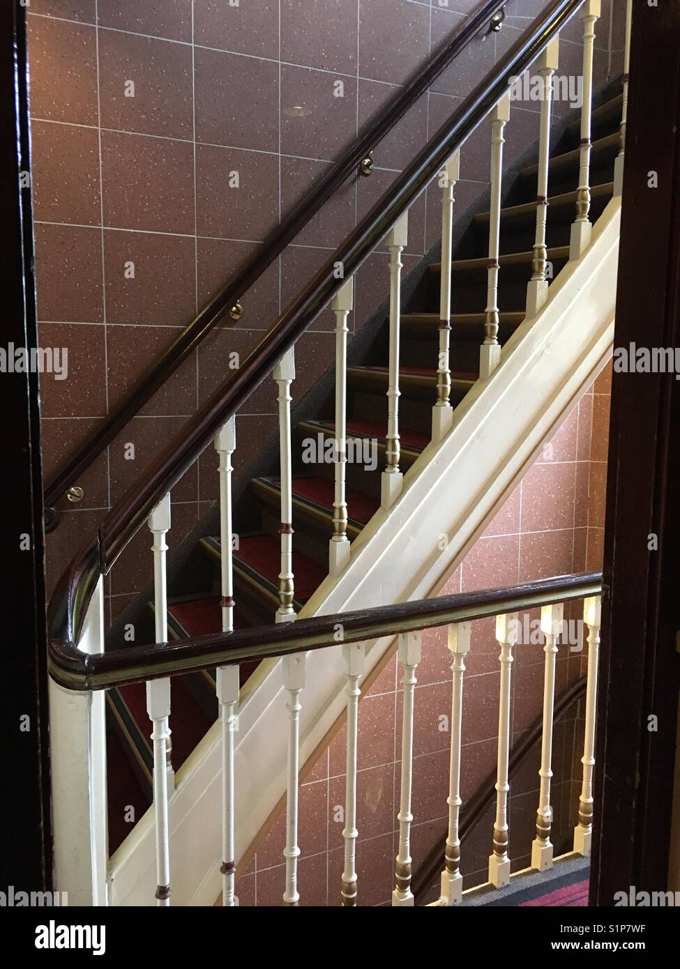 Staircase in a hotel in Amsterdam Stock Photo - Alamy