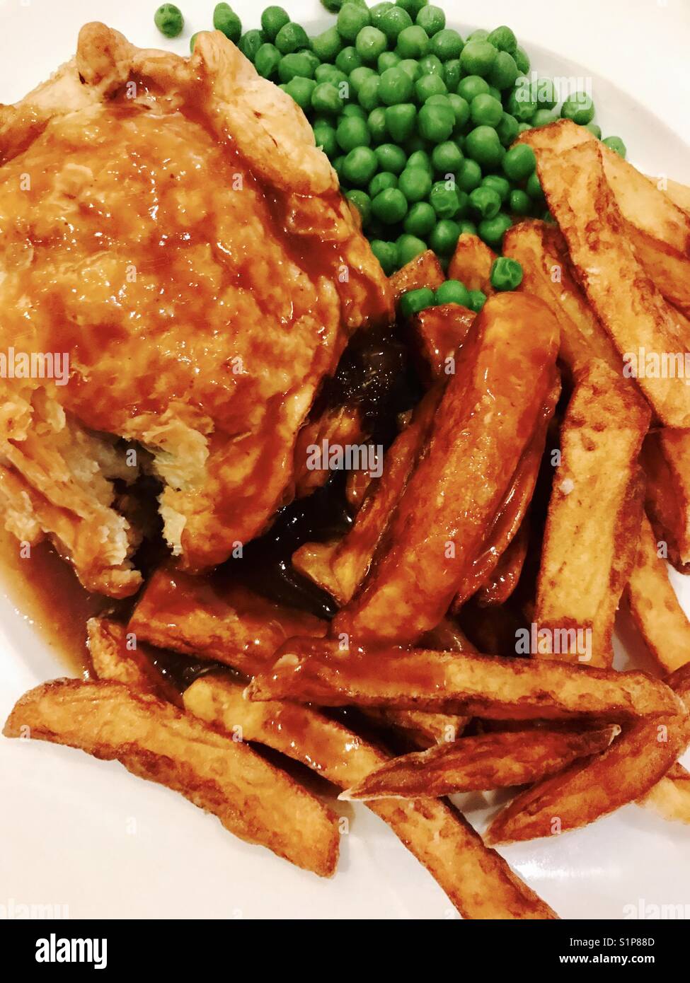 Pie And Chips High Resolution Stock Photography and Images - Alamy