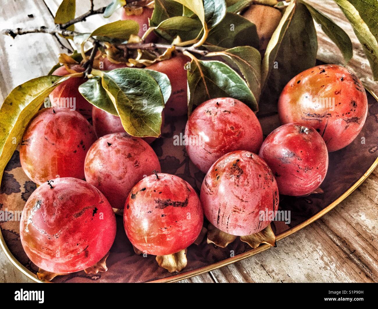 Sharon persimmons hi-res stock photography and images - Alamy
