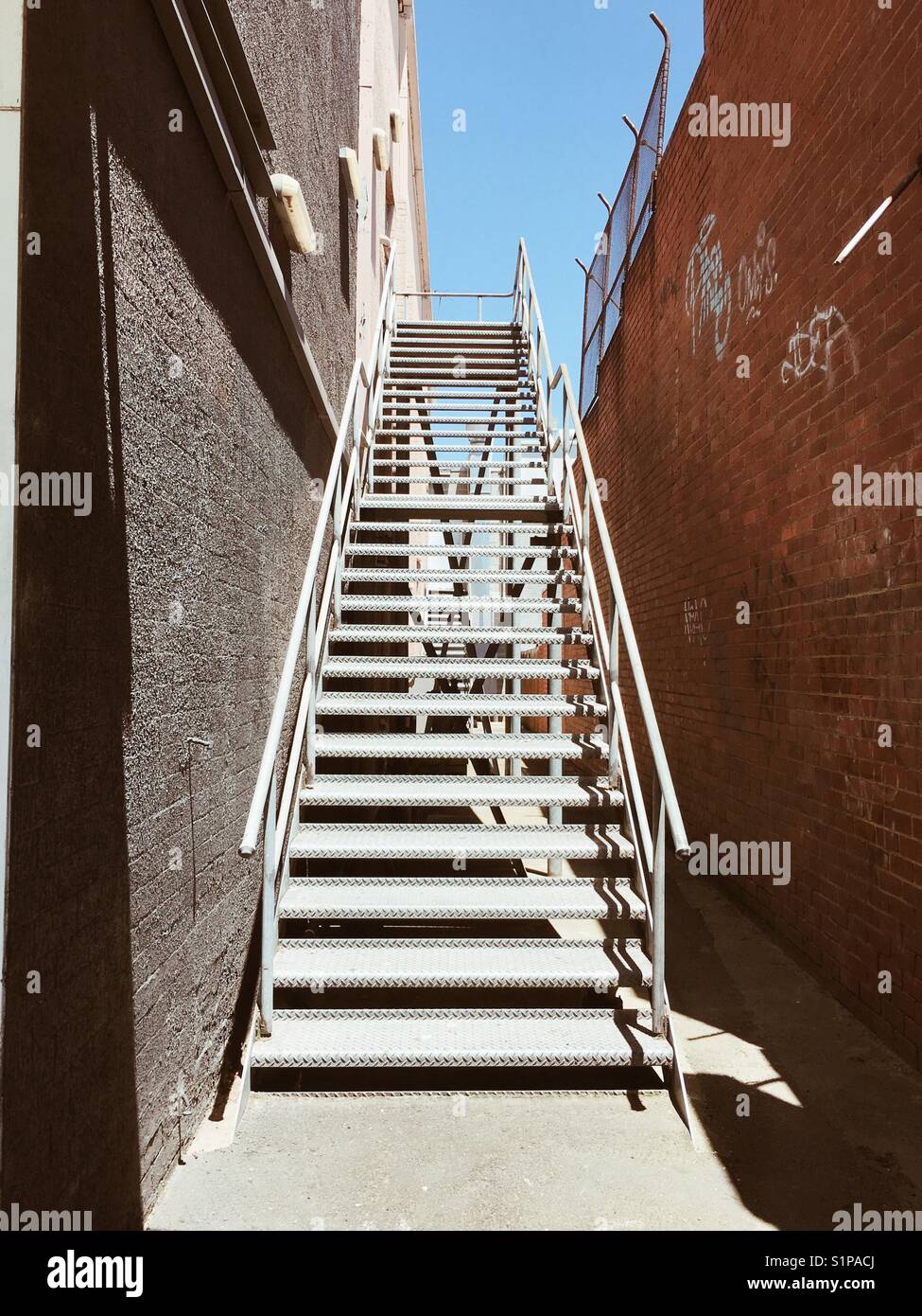 Industrial stairs hi-res stock photography and images - Alamy