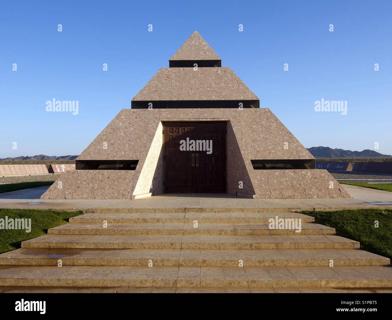 Pyramid in Felicity, California, an ongoing project of unincorporated ...