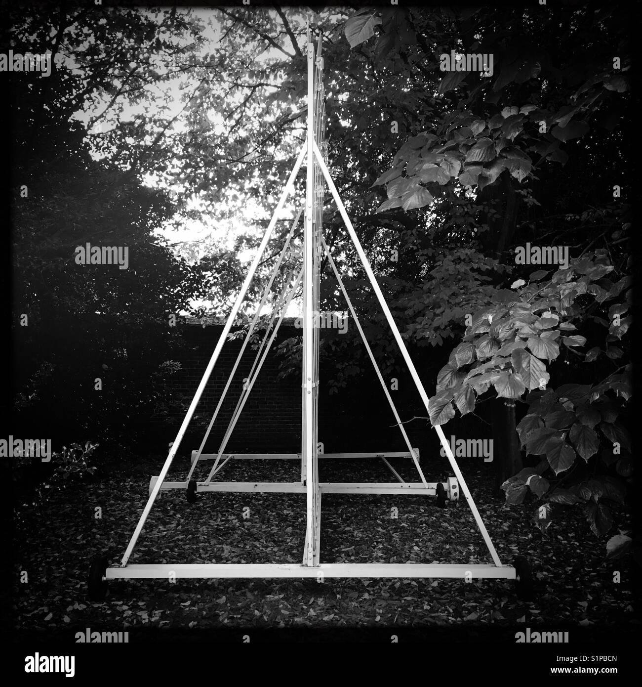 Cricket side screen Stock Photo - Alamy