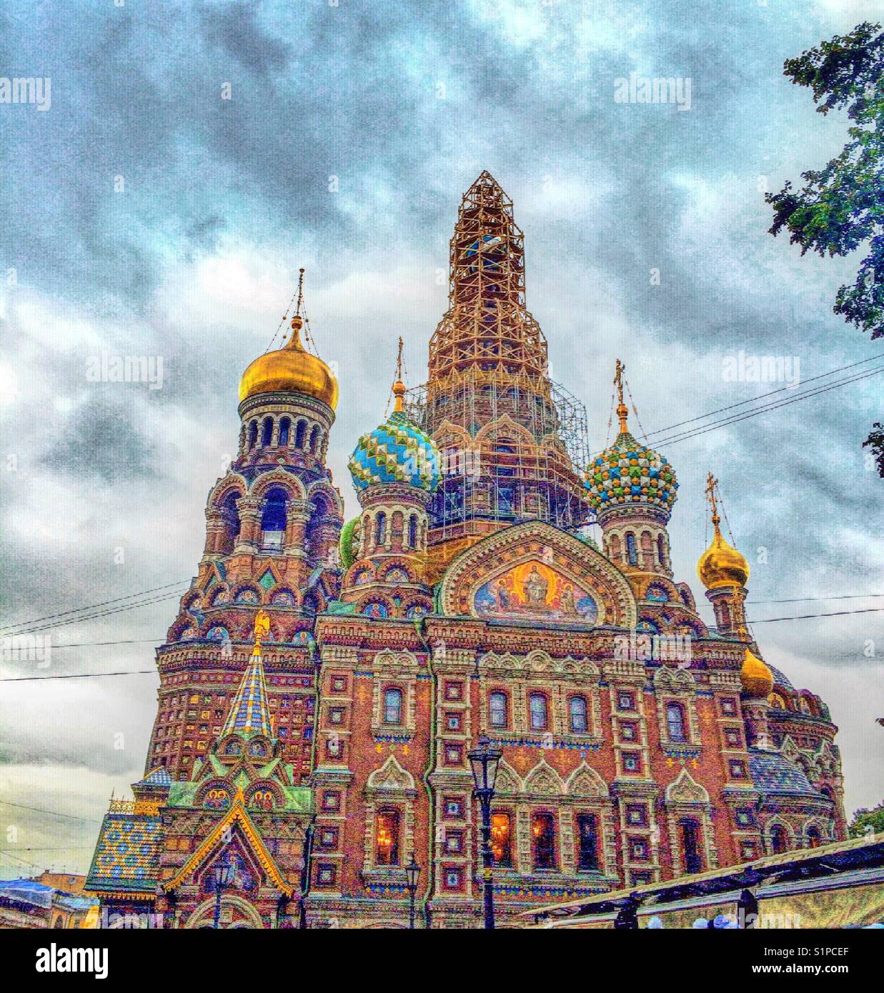 Russian church painting hi-res stock photography and images - Alamy