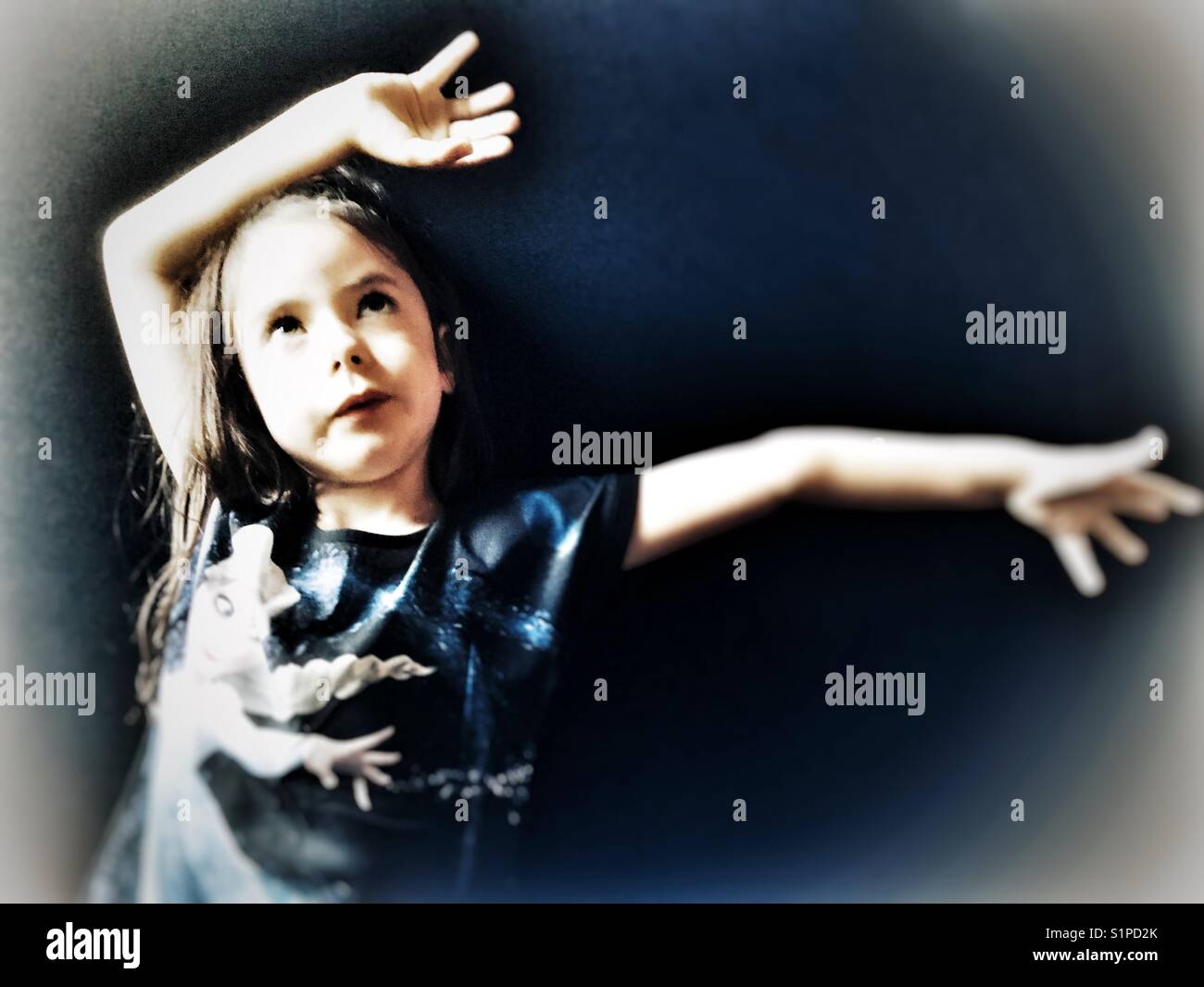 Year old girl dancing hi-res stock photography and images - Alamy