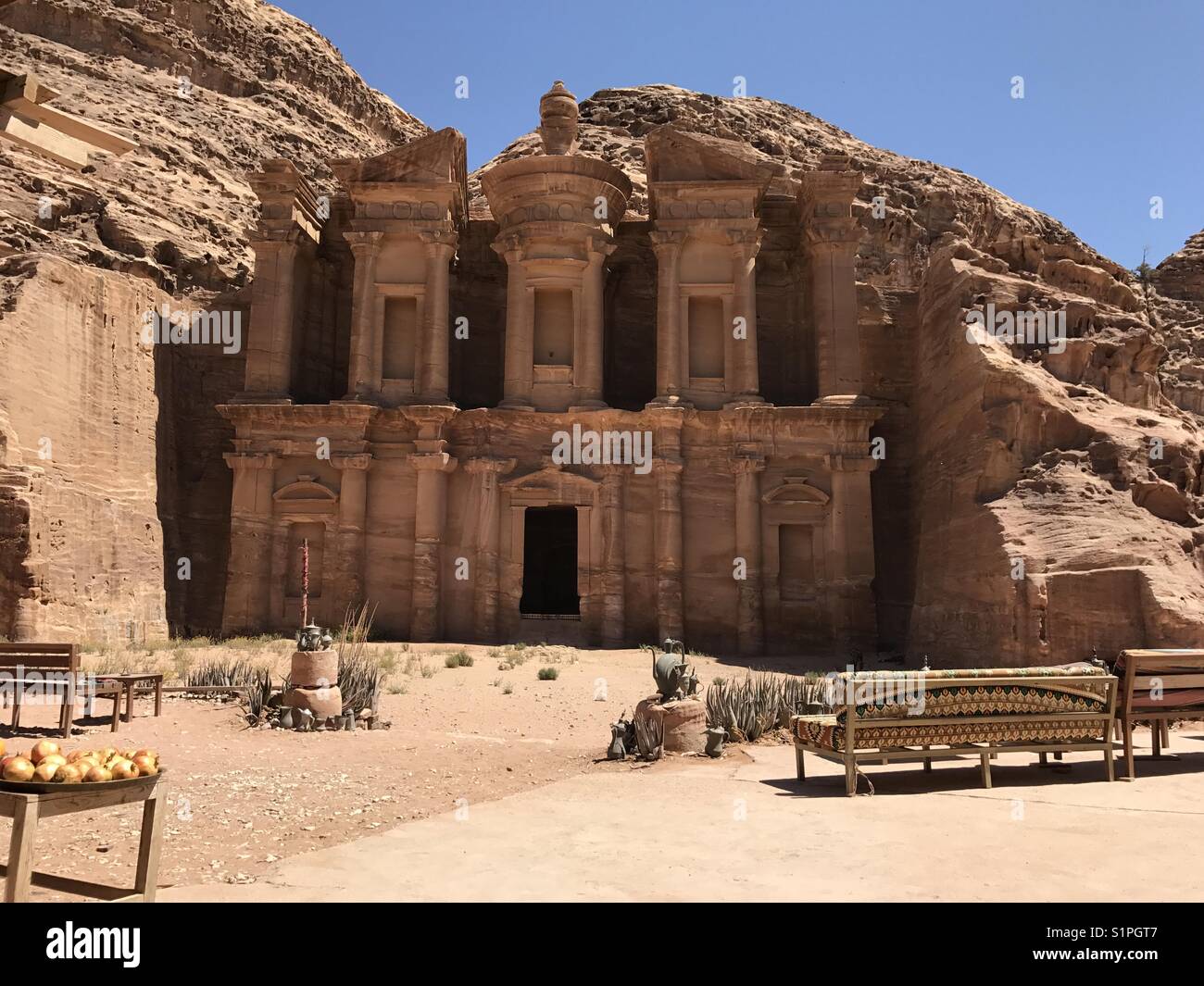 Monastery in petra hi-res stock photography and images - Alamy