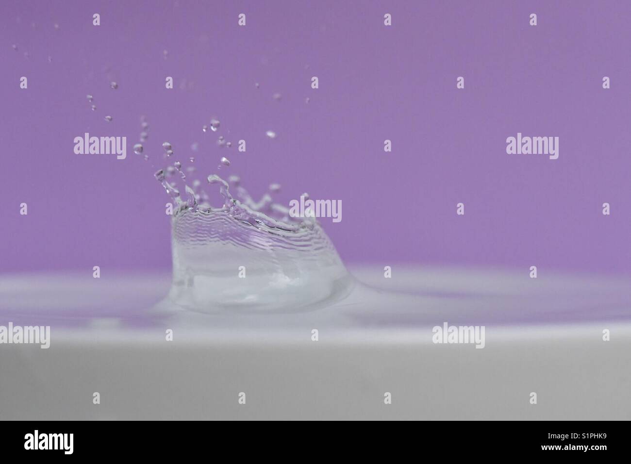 Splash of Water Droplet Stock Photo - Alamy