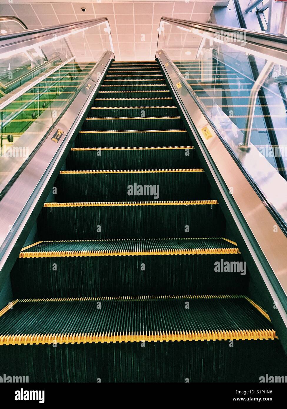Step of escalator hi-res stock photography and images - Alamy