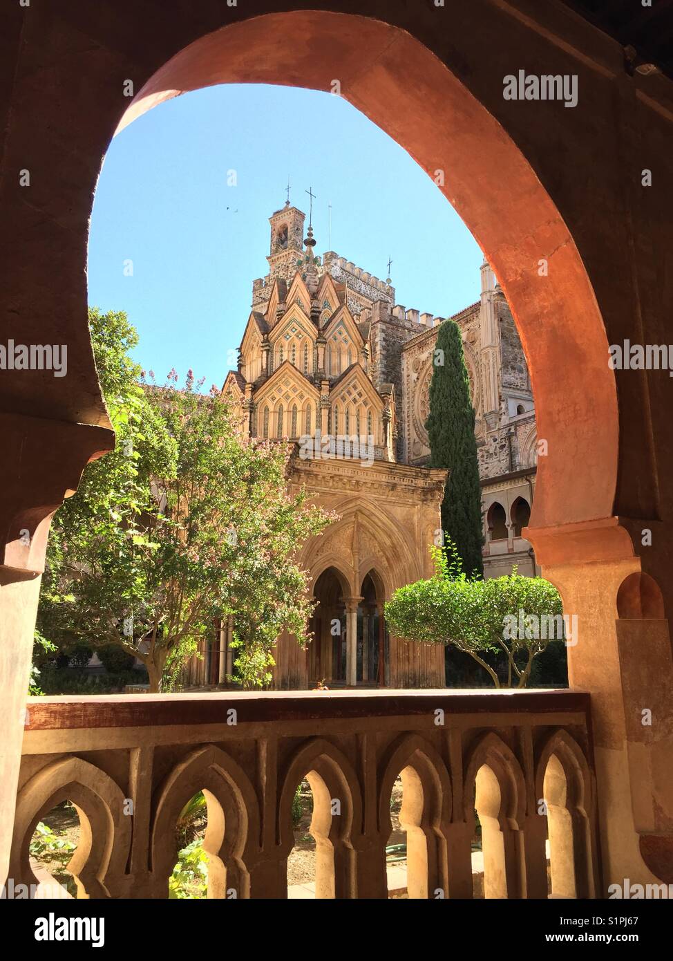 Royal Monastery of Santa Maria de Guadalupe Stock Photo - Alamy