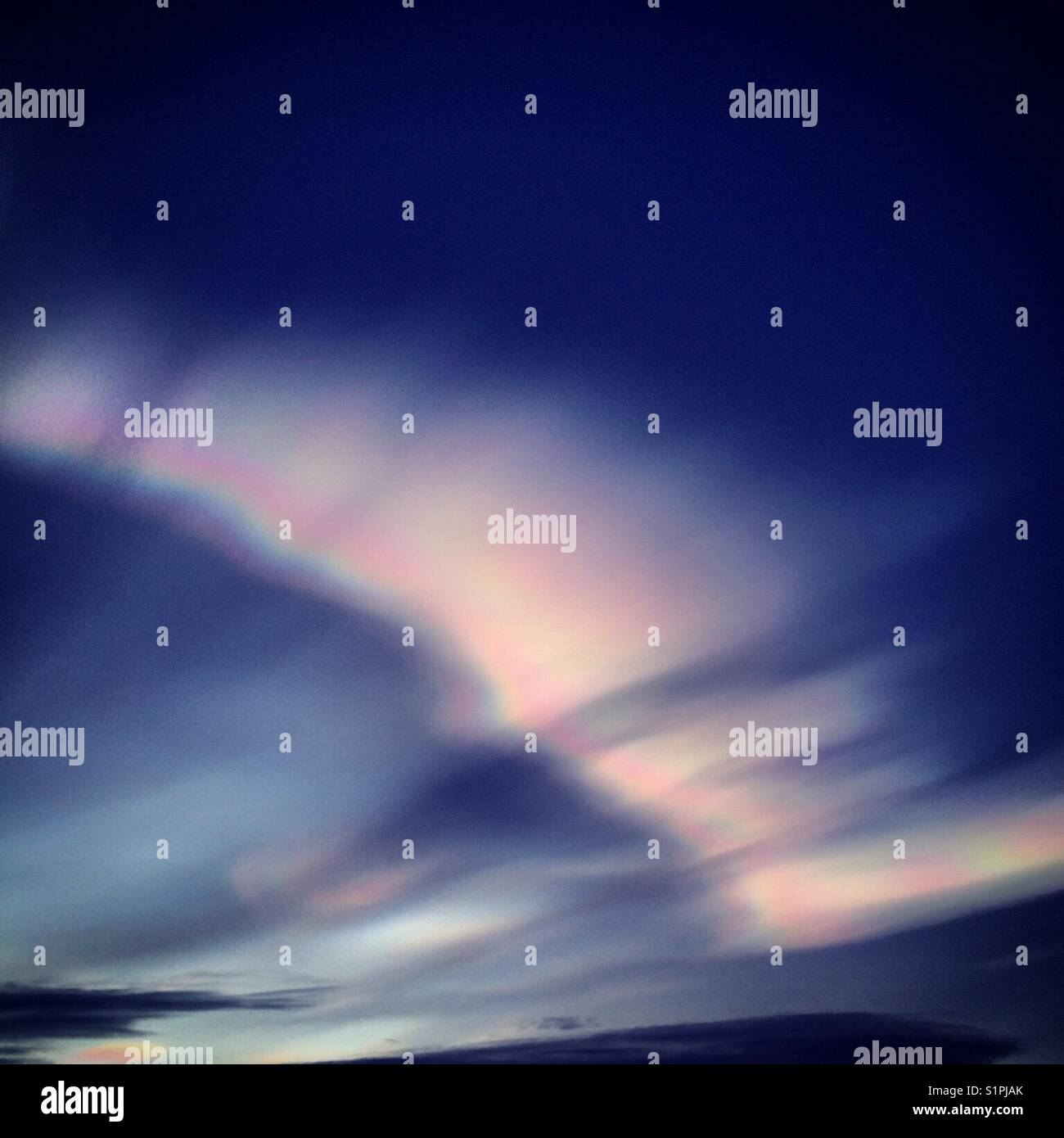 Nacreous cloud clouds hi-res stock photography and images - Alamy