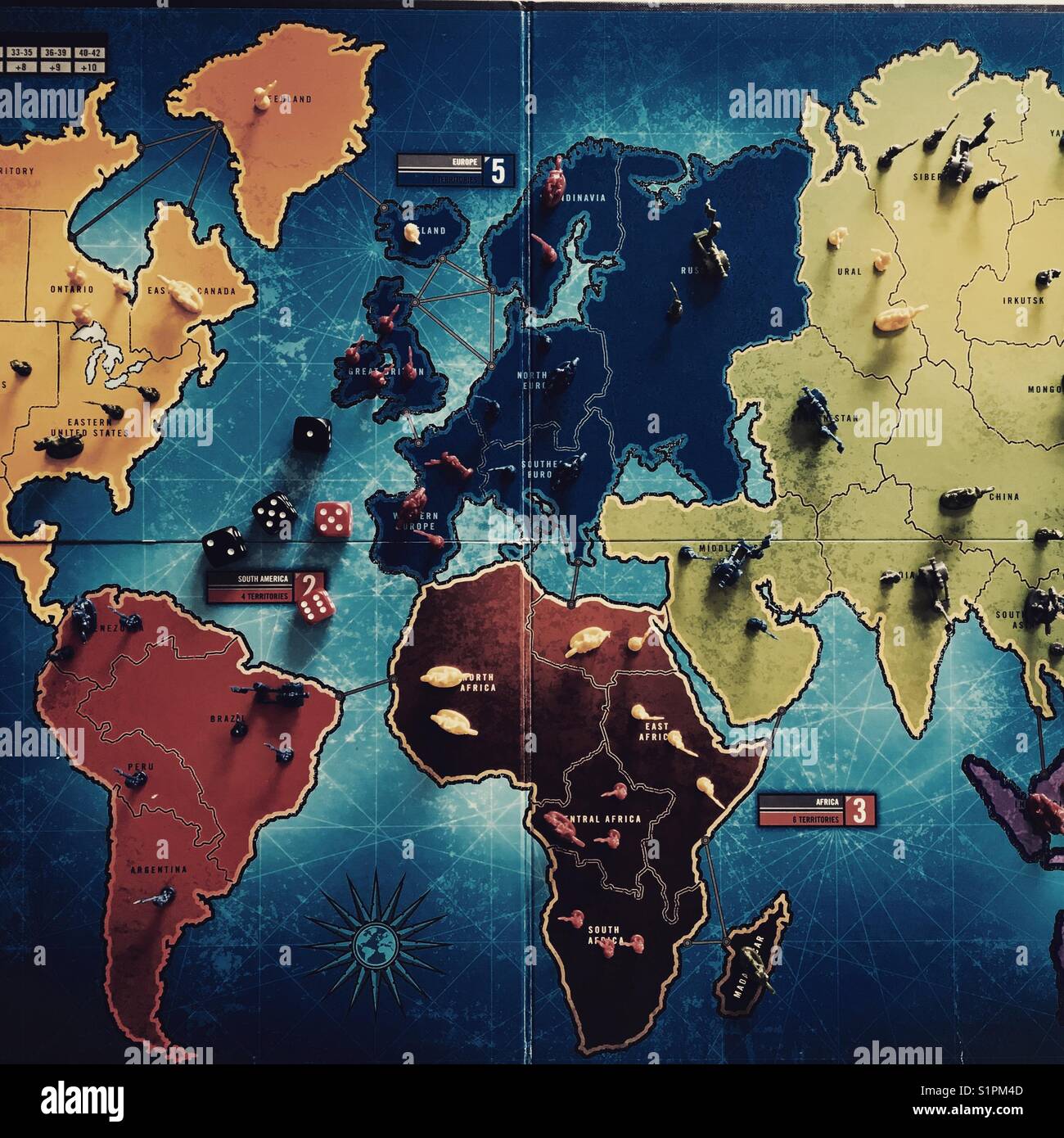 Risk Board Game Map