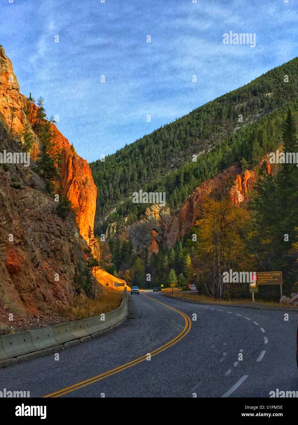 Sinclair Canyon, Kootenay National Park High Resolution Stock ...
