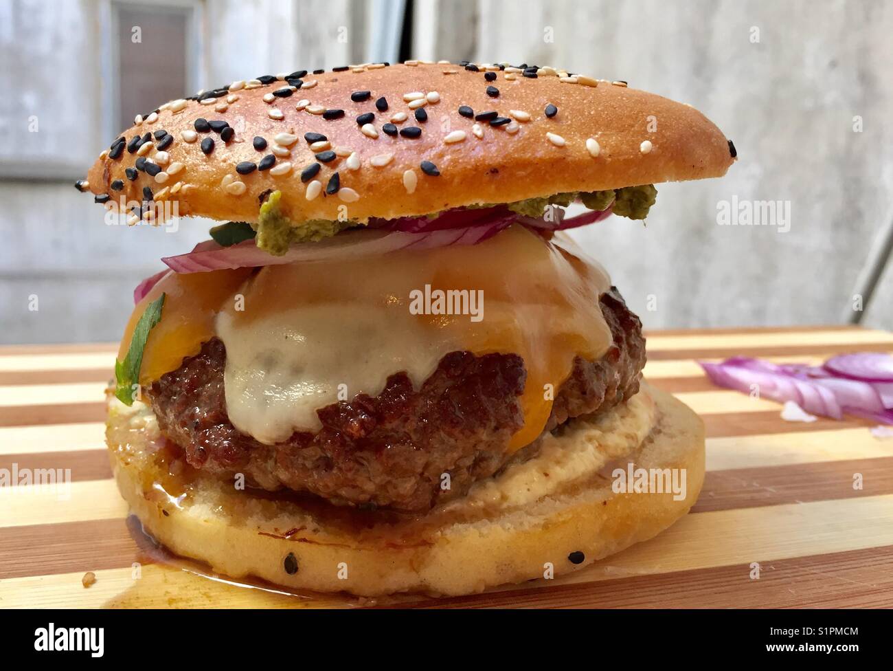 Burger cheese hi-res stock photography and images - Alamy
