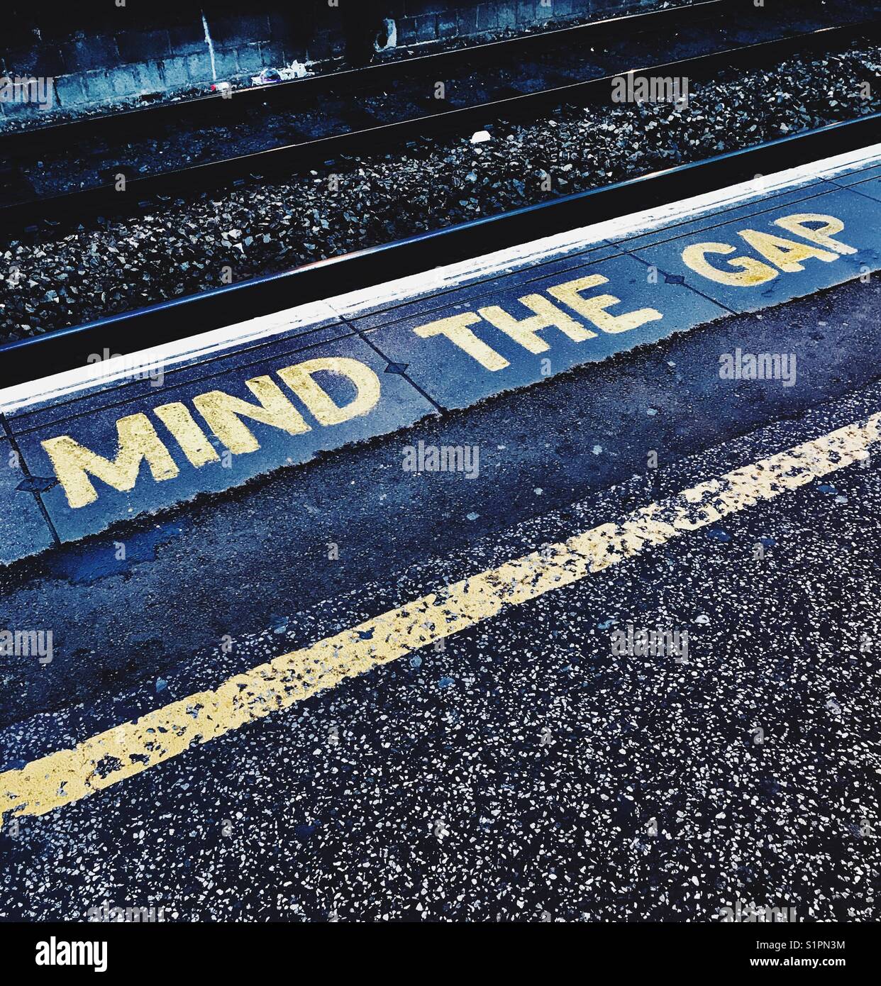 Yellow And Black Warning Paint High Resolution Stock Photography and ...