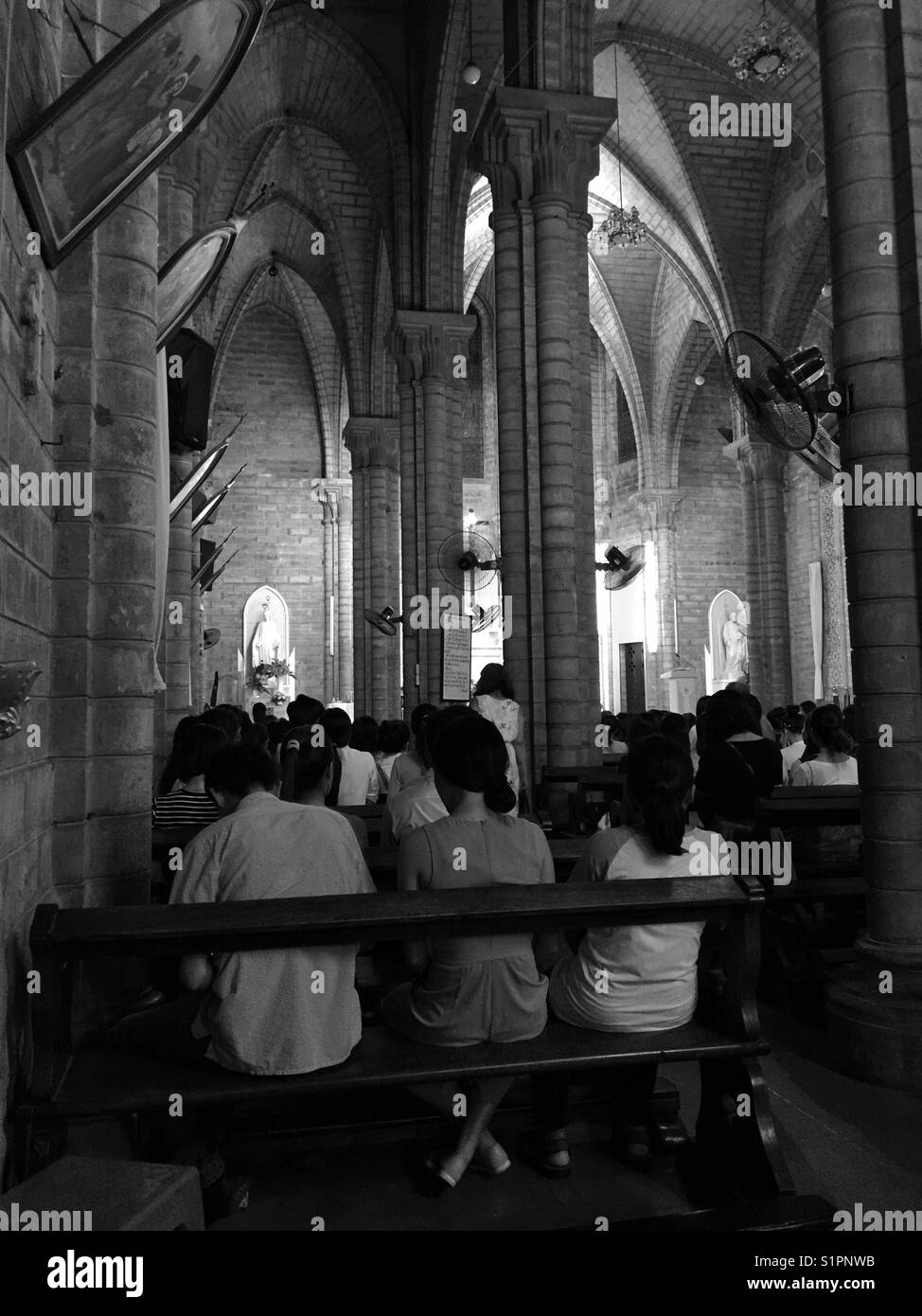Inside Christ the King church in nha trang vietnam Stock Photo - Alamy