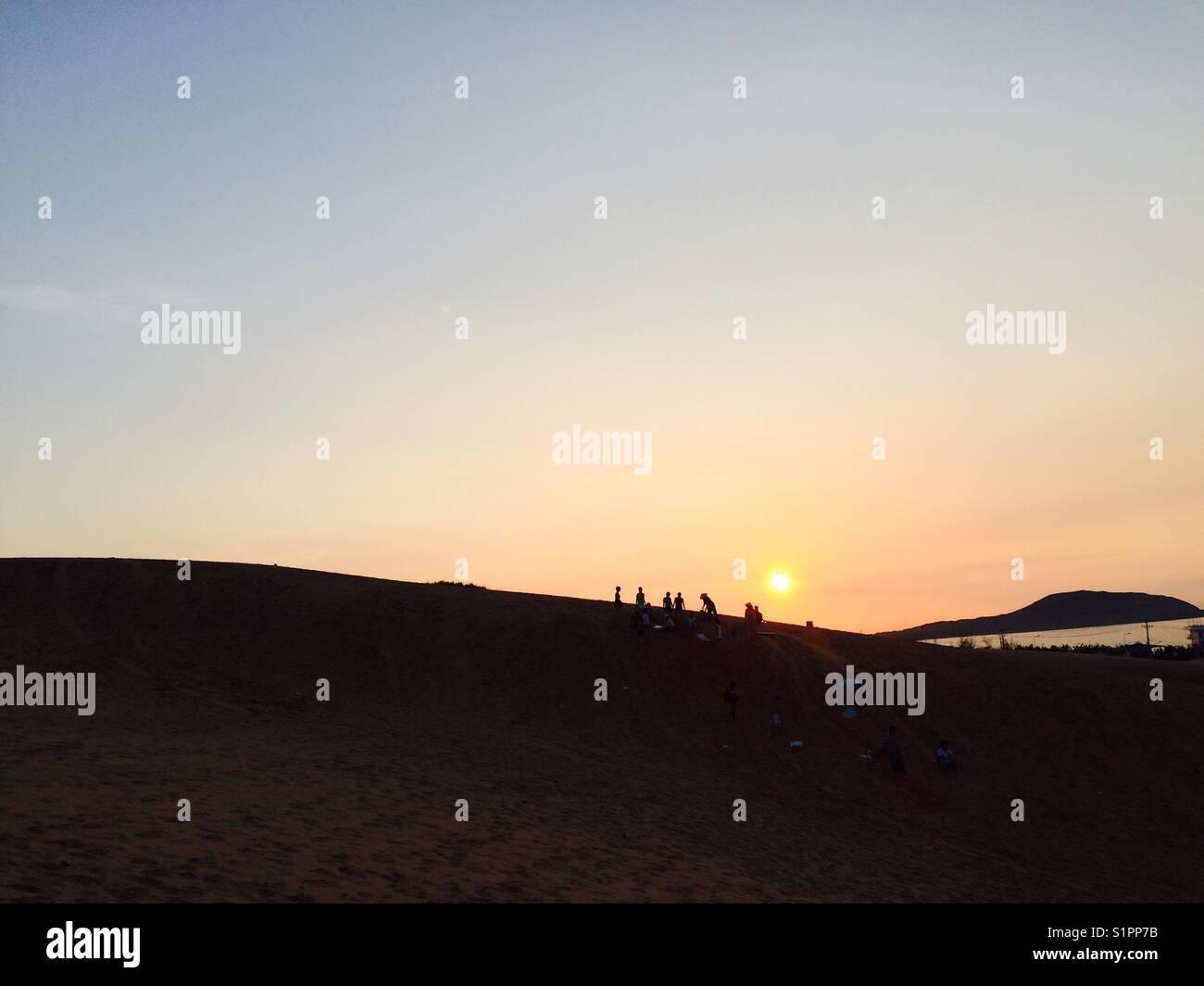 Mui Ne dunes, sunrise. Vietnam Stock Photo - Alamy