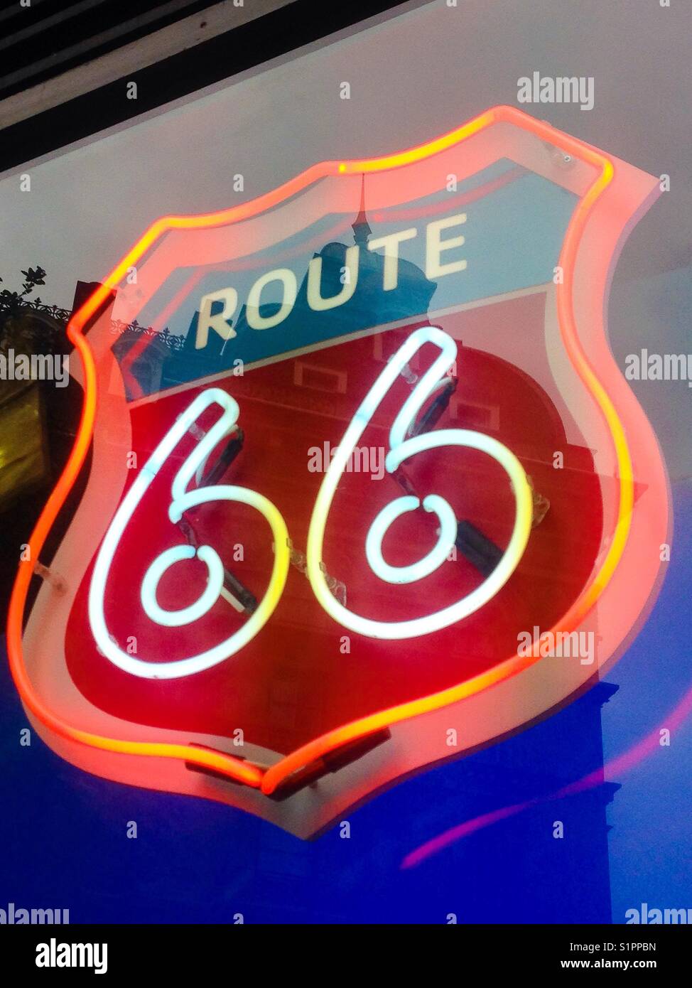 Route 66 Neon High Resolution Stock Photography and Images - Alamy