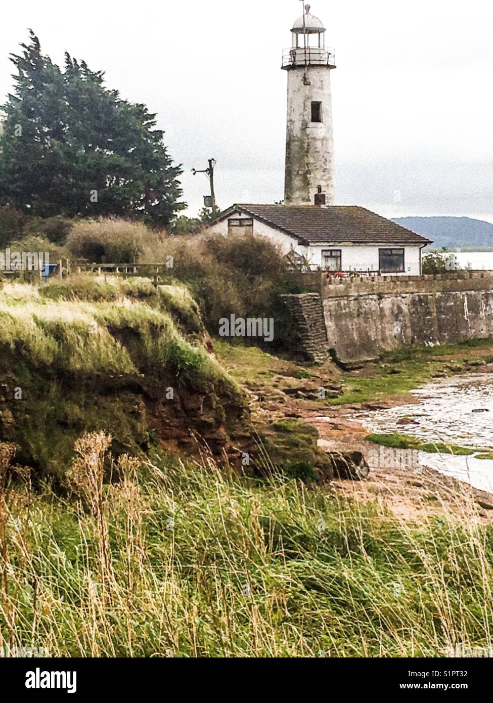 Lighthouse with erosion hi-res stock photography and images - Alamy