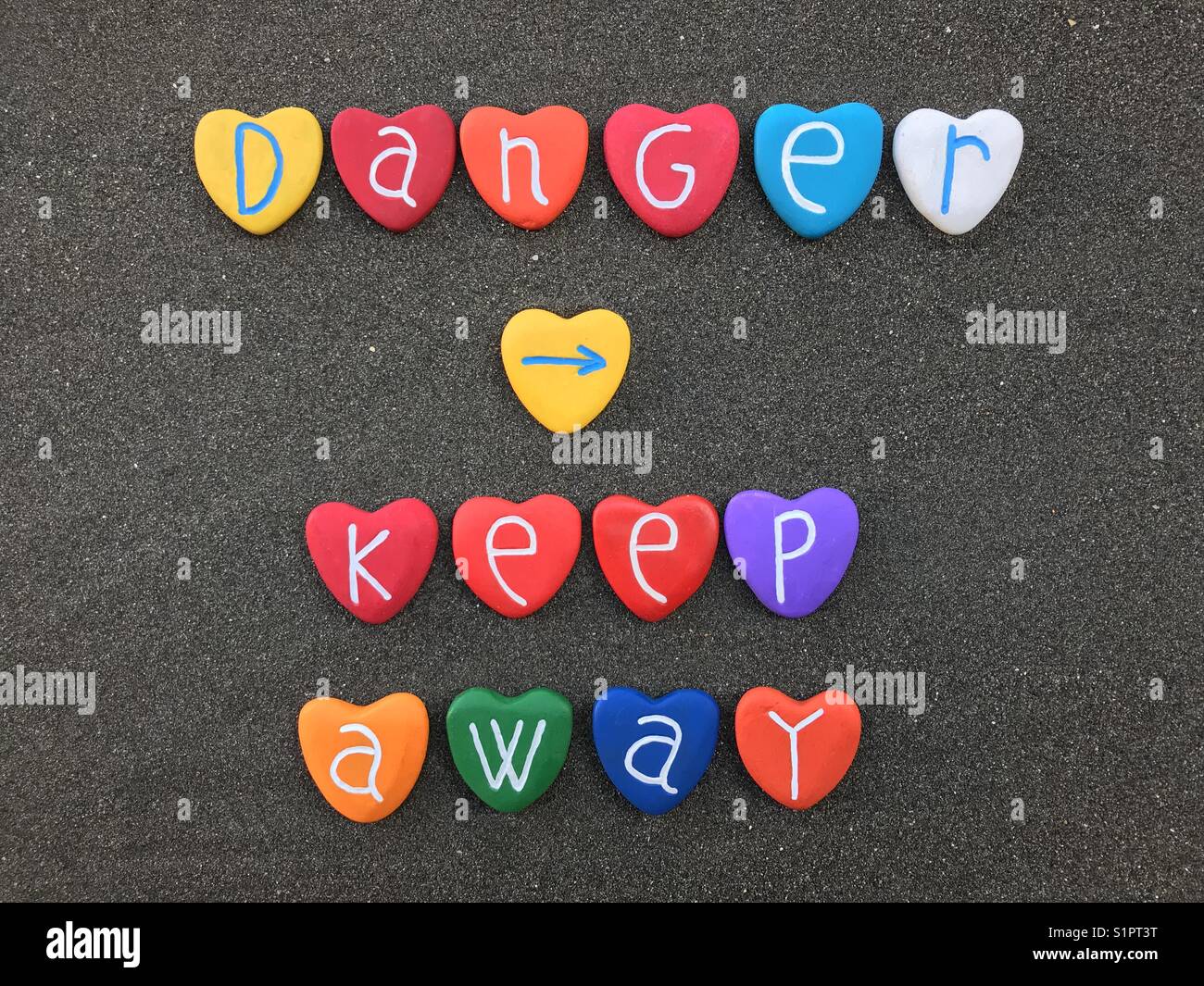 Danger, keep away Stock Photo - Alamy