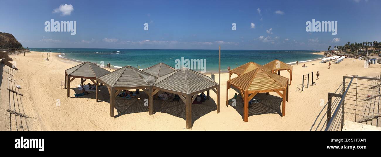Bat Yam beach Israel Stock Photo - Alamy